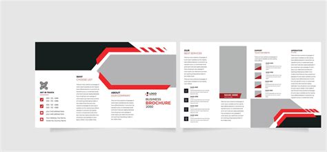 Fourfold Modern Brochure Template Layout Elegant Brochure Design Minimalist Business Profile