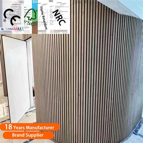 Kasaro Acoustic Slat Wall Panels Sound Absorption And Decor