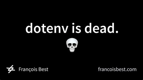 Alejandra Tobon Ossa On Linkedin Dotenv Is Dead