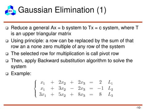ppt assignment solving system of linear equations using mpi