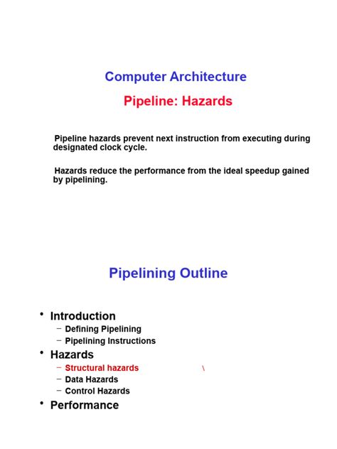 Pipeline Hazards Pdf Computing Parallel Computing Pipeline Hazards Pdf Computing Parallel Computing