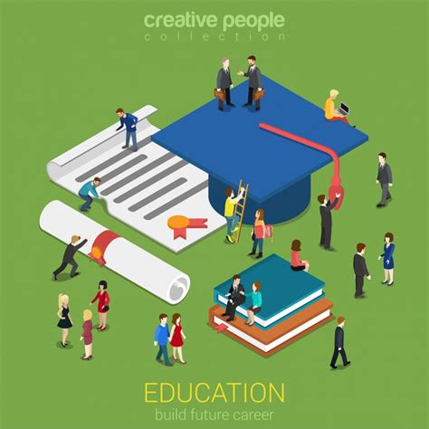 학생 Isometric 이미지 Freepik에서 무료 다운로드