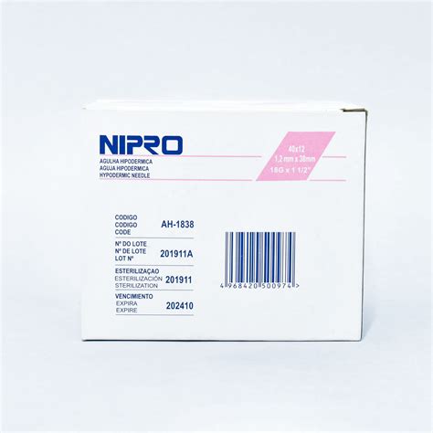 NIPRO AGUJA HIPODÉRMICA 18G Endora