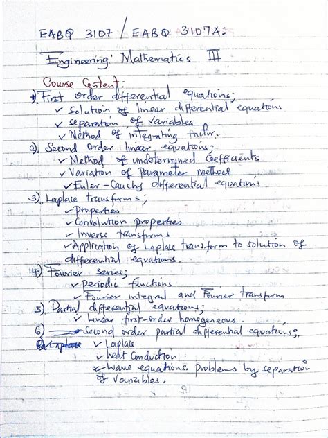 Ordinary Differential Equations First Order Pdf