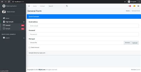 Implement Most Popular Adminlte Bootstrap Theme In Angular 11 Dotnet