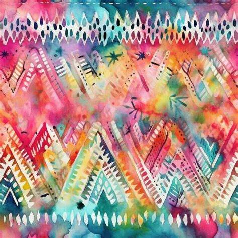31000 Tribal Watercolor Pictures