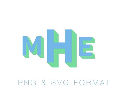 Block Shadow Monogram Pdf Png Svg And Eps Desktop Monogram Font