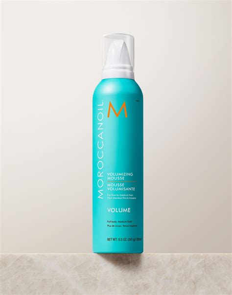 Volumizing Mousse Instantly Lifts Hair With A Silky Finish Moroccanoil Moroccanoil Uk