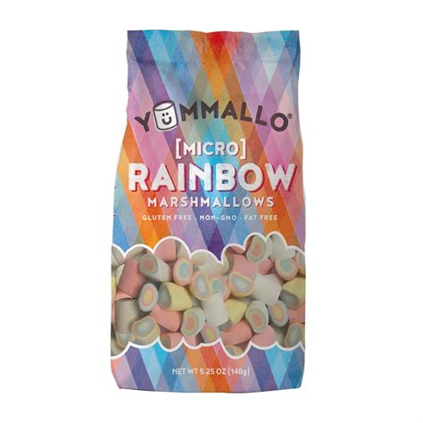Yummallo Micro Rainbow Marshmallows Shop Baking Chocolate And Candies At H E B