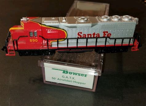 Bachmann N Scale 4606 Emd Gp 40 Diesel Engine Santa Fe 890 Works Great Ebay