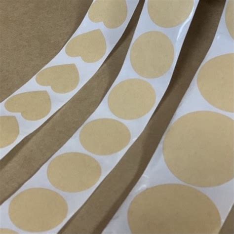 Kraft Sticker สติ๊กเกอร์กระดาษคราฟท์ ม้วน 500 ดวง Shopee Thailand