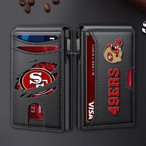 San Francisco 49ers Slim Minimalist Pocket Wallet Sptswc047 Sportique
