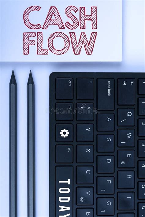 Conceptual Display Cash Flow Business Showcase Movement Of The Money In And Out Affecting The