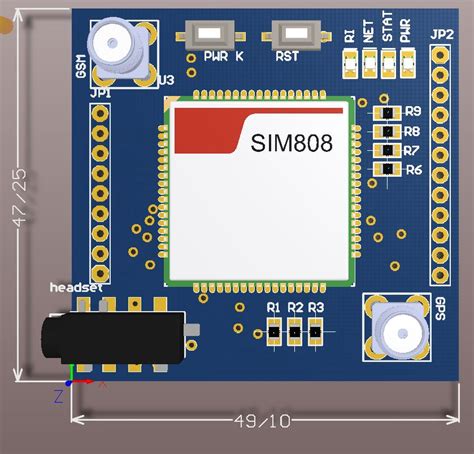 Sim808 Schematic And Pcb · Idr