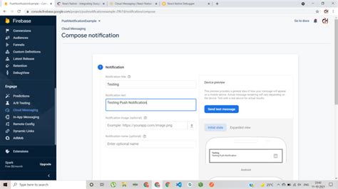 React Native Push Notification Using Firebase Codehunger Blog