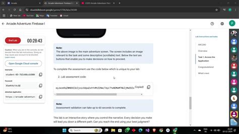 Arcade Adventure Firebase I Lab Solution Qwiklabs Arcade 2024