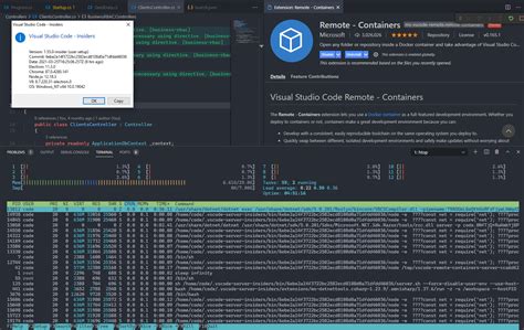 Duplicating VSCode Remote Containers Session Causing Massive Memory Leak Issue