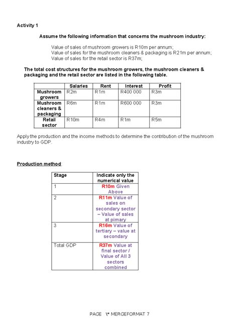 Tutorial 2 August 2024 Memo Activity 1 Assume The Following