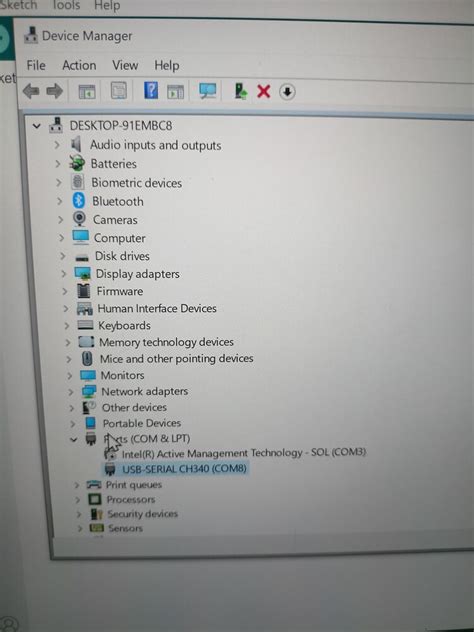 The Port Does Not Recognize The Arduino Uploading Arduino Forum