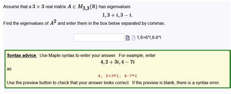 Solved Assume That A 3×3 Real Matrix A∈m3 3 R Has