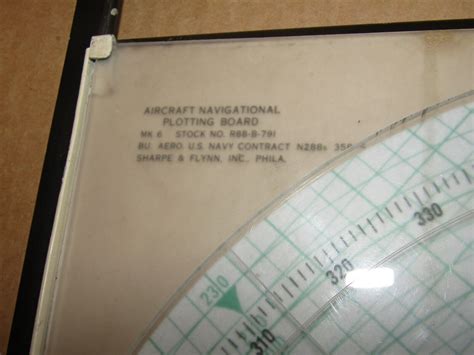 Aircraft Navigational Plotting Board Aero Us Navy Sharpe And Flynn R88 B 791 4670303901