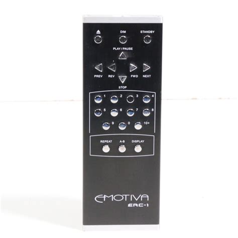Emotiva Erc 1 Remote Control For Cd Player Erc 1