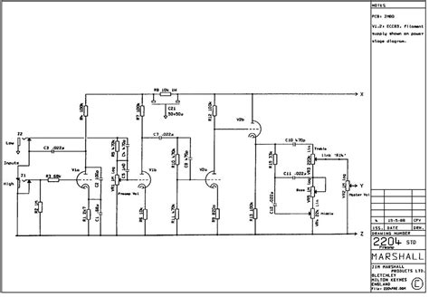 Unveiling The Inner Workings Of The Marshall Jcm800 Exploring The Schematic