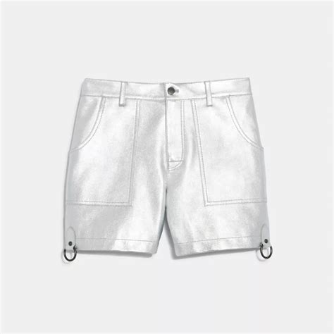 Coach® Metallic Shorts