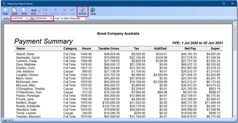 Payment Summary Report Year To Date Agrimaster