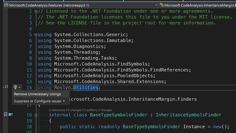 Ide0005 Reports Deconstruct Methods Namespace As Not Necessary · Issue