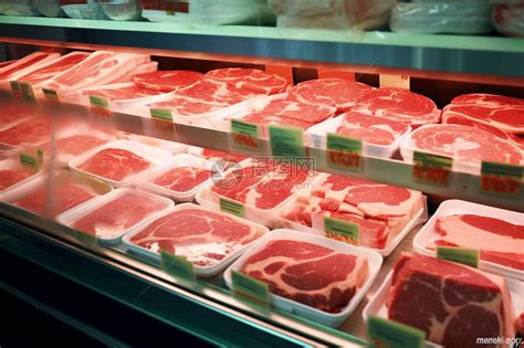 橱窗里的各种生肉高清图片下载 正版图片600373843 摄图网