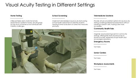 Visual Acuity Testing In Different Settings Acuity Levels Ppt Powerpoint St Ai Ss Ppt Example
