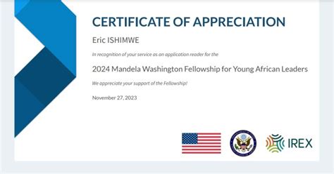 Eric Ishimwe On Linkedin My Role As A Reader Was Essential To Identifying Candidates Who Are Best