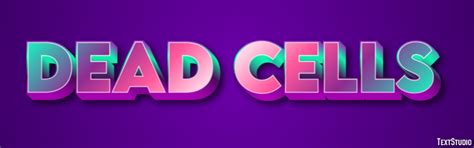 Dead Cells Text Effect And Logo Design Videogame