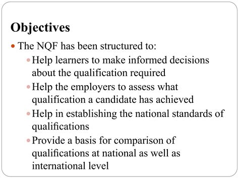 National Qualification Framework Of Pakistan Pptx