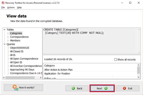 MS Access Recovery Tool For Damaged Databases