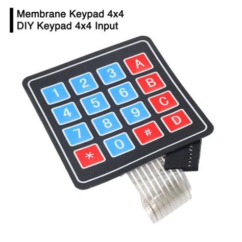 Jual Keypad Membran 4x4 Matrix Arduino 4 X 4 Input Key Pad Membrane