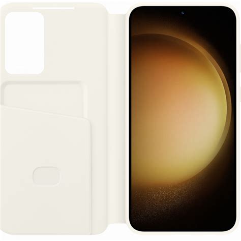 Предпазен калъф Samsung Smart View Wallet Case за Galaxy S Plus Cream eMAG bg