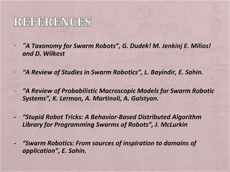 Multi Robot Swarm Systems Ppt
