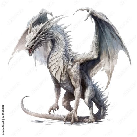 Majestic Avian Dragon With Beautiful Feathers Powerful Build And