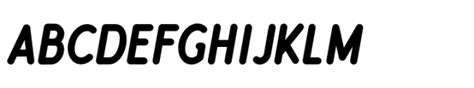 bolded condensed bold italic font sans serif modern what font is
