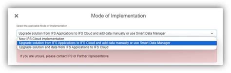 Ifs9 To Ifscloud Upgrade Remote Deploymet Model Which Mode Of Implementation To Be Selected