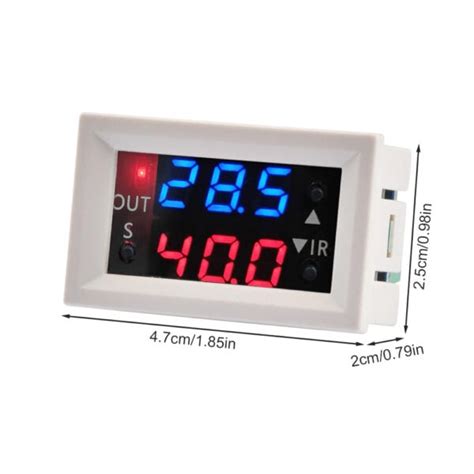 dc 12v dual led display timing delay relay module cycle timer digital