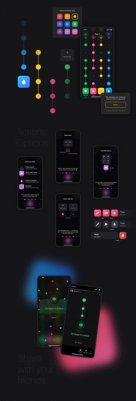 Streak App Behance