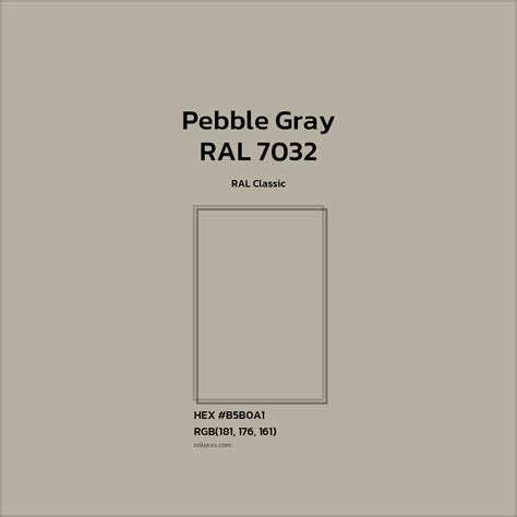 Ral 7032 Pebble Gray Complementary Or Opposite Color Name And Code