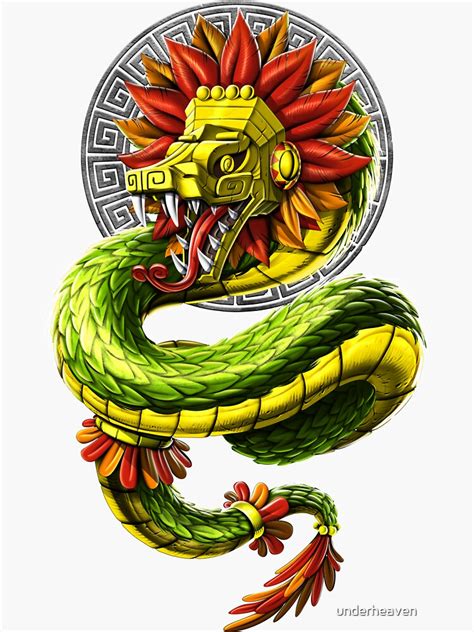 Quetzalcoatl Mayan God Quetzalcoatl Quetzal Feathered Serpent Aztec