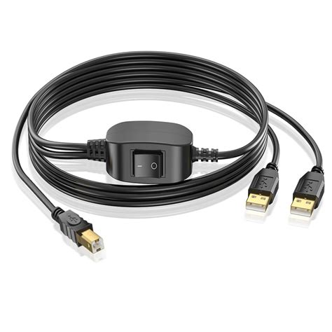 printer cable splitter for two computers usb splitter 1 in 2 out usb b