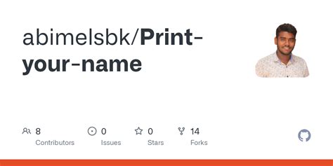 Github Abimelsbk Print Your Name