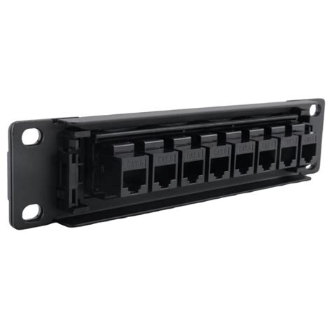 Conu 8 Port Straight Through Cat6 Patch Panel Rj45 Network Cable