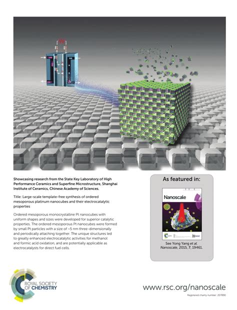 Pdf Large Scale Template Free Synthesis Of Ordered Mesoporous